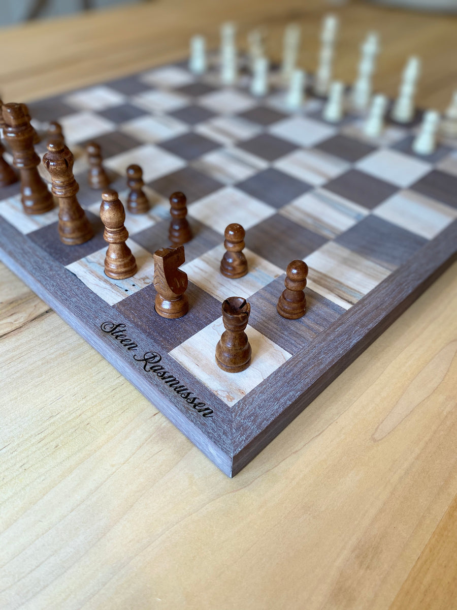 Solid Wood Custom Hand Crafted Chess Boards – Good Wood Brothers Inc.